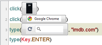 Sikuli: Create simple automation scripts using screenshots
